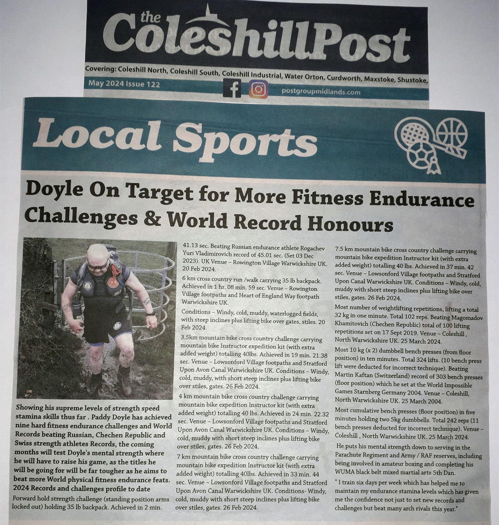 Paddy Doyle - Word Record Holder